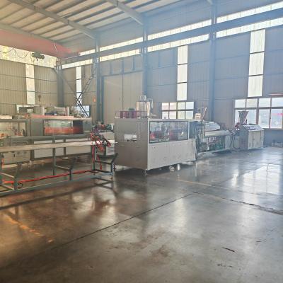 China Plastic PVC Pipe Tube Extrusion Making Machine with Conical Twin Screw Extruder System for sale