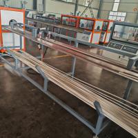China Plastic PVC Pipe Tube Extrusion Making Machine with Conical Twin Screw Extruder System for sale