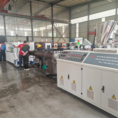 China Automatic PVC UPVC CPVC Pipe Production Line Twin Screw Extruder Pipe Extrusion Machine for sale