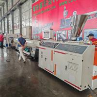 China High Output PVC Pipe Extrusion Line Conical Twin Screw Extruder Plastic Pipe Making Machine for sale