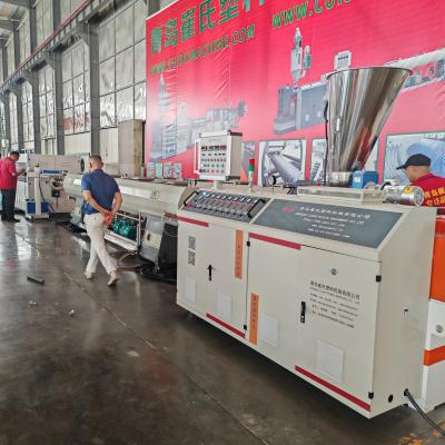China Plastic PVC / UPVC / CPVC Pipe Tube Extrusion Production Line Water Supply Drainage Electrical Conduit Pipe Making Machine Price for sale