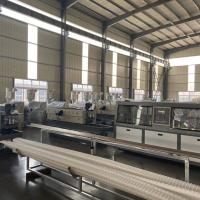 China Plastic PE PP PVC Prestressed Spiral Pipe Extrusion Production Line with High Performance Extruder for sale