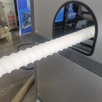 China PE Spiral Duct Tube Machine / Prestressed Pipe Extruder / Plastic Pipe Production Line for sale