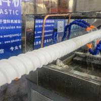 China HDPE Prestressing Corrugated Pipe Production Line / Spiral Tube Extruder Machine for sale