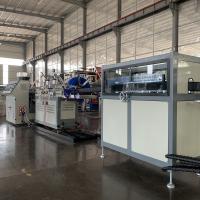 China HDPE PP Prestressed Plastic Spiral Corrugated Pipe Machine / Plastic Bellows Extrusion Line for Construction Post-tensioning System for sale