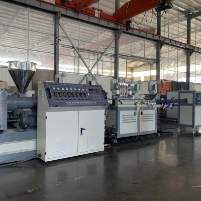China Full Automatic High Performance Prestressed Plastic Corrugated Pipe Extrusion Line / HDPE Post-tensioning Bellows Production Plant for sale