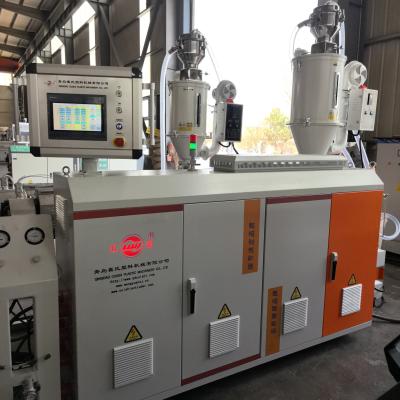 China Automatic PE HDPE Double Wall Corrugated Conduit Pipe Making Machine Flexible DWC Pipe Extrusion Plant for sale
