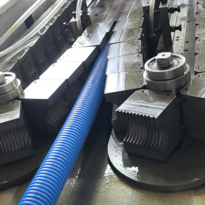 China HDPE Double Wall Corrugated Pipe Making Machine High Speed DWC Pipe Extrusion Production Line for Drainage and Sewage System for sale