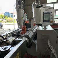 China Industrial HDPE Double Wall Ventilation Pipe Production Line Automatic Fresh Air Corrugated Tube Extrusion Machine for sale
