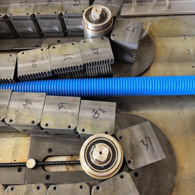 China High Output PE PP Air Vent Corrugated Hose Pipe Extrusion Production Line Making Machine for sale