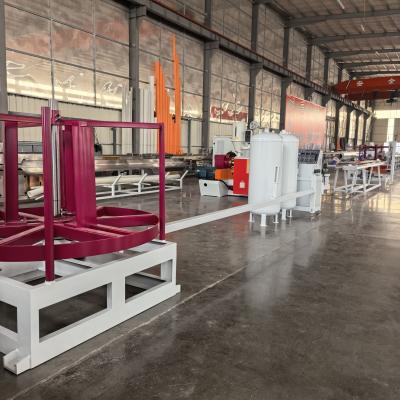 China Energy Saving Steel Strand Plastic Coating Machine PE Sheathing Extrusion Production Equipment for sale
