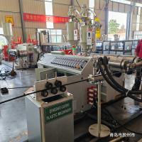 China Continuous HDPE Coated PC Steel Strand Extrusion Line for Bridge and Construction Applications for sale