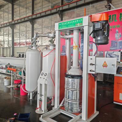China Automatic Prestressed Steel Strand Plastic Coating Extruder PE HDPE Sheathing Pipe Making Machine for sale