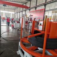 China Steel Strand PE HDPE Sheathing Extrusion Line PC Wire Coating Machine Prestressed Concrete Strand Covering Production Line for sale
