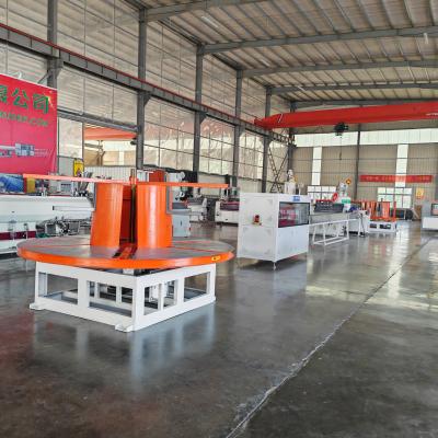 China Automatic PC Steel Strand PE Wrapping Machine / HDPE Coating Extrusion Line with Attractive Price for sale