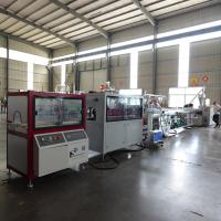 China Automatic PVC Pipe Production Plant Conical Twin Screw Extruder Electrical Conduit Pipe Making Machine for sale