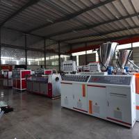 China High Speed Plastic Prestressed Spiral Corrugated Pipe Extrusion Line Automatic Flat Duct Making Machine Production Plant for sale