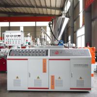 China Automatic Plastic Prestressed Spiral Corrugated Pipe Extrusion Line PE/PP Single Screw Pipe Making Machine Equipment for sale