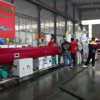 China Automatic PPR PPH Three Layer Pipe Extrusion Production Line Single Screw Plastic Pipe Making Machine for sale