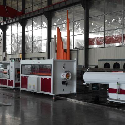 China Plastic MPP PP HDPE Electrical Conduit Pipe Extrusion Production Making Machine Line for Power Cable Protection Tube Manufacturing for sale