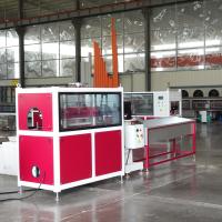 China HDPE PE PP Plastic Diamond Mesh Pipe Net Sleeve Extrusion Line Single Screw Plastic Extrusion Machine for Filter Protection Tube for sale