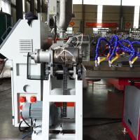 China Plastic Single Screw Extruder HDPE PE PP Diamond Net Tube Filter Mesh Sleeve Pipe Extrusion Production Making Machine Factory Price for sale