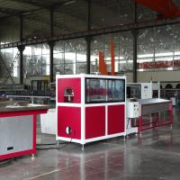China High Speed Plastic PE PP Diamond Mesh Net Pipe Extrusion Line Protective Mesh Sleeve Tube Making Machine for sale