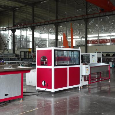 China High Speed Plastic PE PP Diamond Mesh Net Pipe Extrusion Line Protective Mesh Sleeve Tube Making Machine for sale