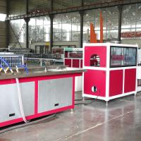 China Plastic PE PP PVC Diamond Mesh Tube Mesh Sleeve Extrusion Production Line Protective Net Pipe Making Machine for sale