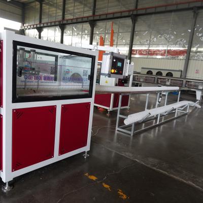 China PP Corrugated Pipe Extrusion Line featuring Speed of Line 0.6-3mmin and Gurantee 1 Year compatible with PE PVC materials for sale