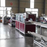 China HDPE PE Prestressed Corrugated Pipe Extrusion Machine Plastic Post Tension Duct Production Line Bamboo Joint Pipe Making Equipment for sale