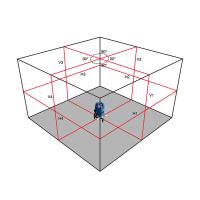 China 8 Line Crossline Self Levelling Laser Cross Level Automatic Red Beam for sale