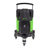 China Low Price Waterproof Dustproof Lithium Battery Level Laser 5 Lines Green Beam Laser Level with Adapter for sale