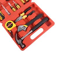China 12pcs Household Hardware Portable Toolbox With Combination Hardware Toolbox Ratchet Wrench Set for sale