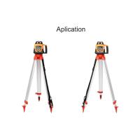 China Extension Aluminium Lifting Tripod Survey Equipment Auto Leveling Red Color for sale