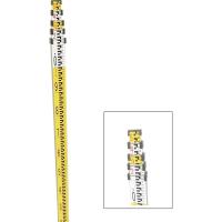 China 5 Meter 5 Sections Survey Equipment Accessories Bubble Staff With Carry Bag for sale