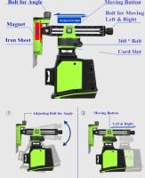 China High Precision 3D Laser Level Green Beam 360 Degree Cross Line for sale