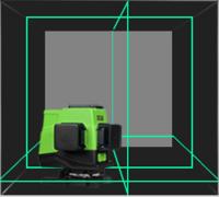 China Self Leveling 3D Laser Level Green Beam IP54 Waterproof With Remote Control for sale