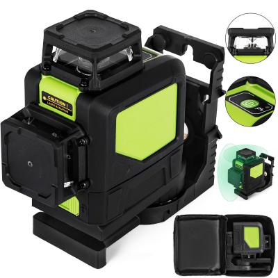 China High Accuracy Rotary 3D Laser Level Automatic Cross Line Li Ion Battery Power Source for sale