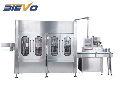 China 2000bph 3 Phase 0.7Mpa Automatic Soft Drink Filling Machine for sale