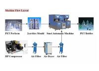 China Semi Automatic PET Bottle Blowing Machine 15KW 415V 2000ml Plastic Water Bottle Making Machine for sale