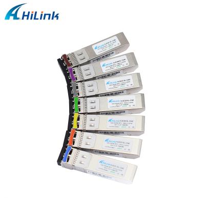China 1470nm-1610nm 10G SFP+ CWDM 40KM Duplex LC Pluggable DDM Transceiver SFP+ ER for sale