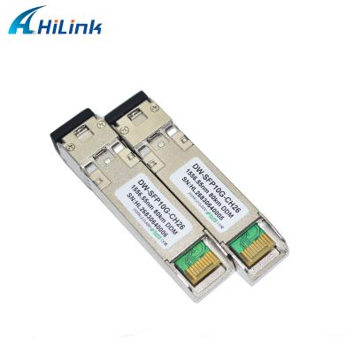 China DDM Duplex LC SFP+ Optical Transceiver 100GHZ 10G DWDM 80KM For Data Center for sale