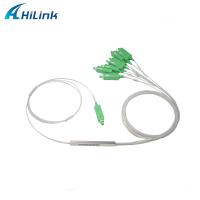 China 1X8 Steel Tube Package Type Optical PLC Splitter SC/APC Fiber Optic Splitter for sale