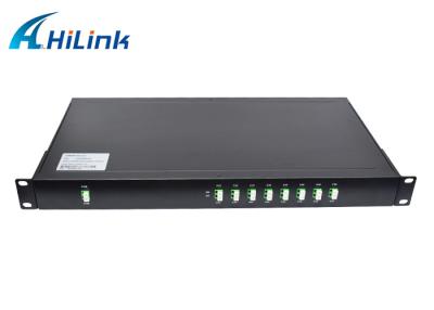 China 2x8CH DWDM MUX DEMUX 1U 19'' Rack LC/APC C43-C50 Channel DWDM Device Optical Equipment for sale