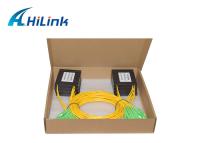 China Hilink 1x2 PLC Optical Splitter SM SC/APC 3.0mm ABS BOX 1m G657A for sale