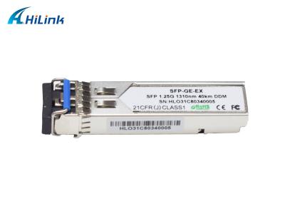 China FTTX 1.25G 1310NM SFP Transceiver Module 40KM Telecom Equipment for sale