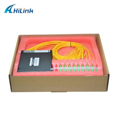 China Fiber Optical CWDM Mutiplexer Module ABS Box 1X16CH 1611nm for sale
