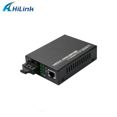 China Dual Fiber 25KM Single Mode SC Media Converter 10/100M Tx To 100M Fx 2 Ports for sale