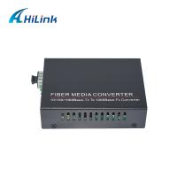 China 10/100/1000M Tx To 1000M SFP Media Converter 12V DC Power Supply For Fiber Networks for sale